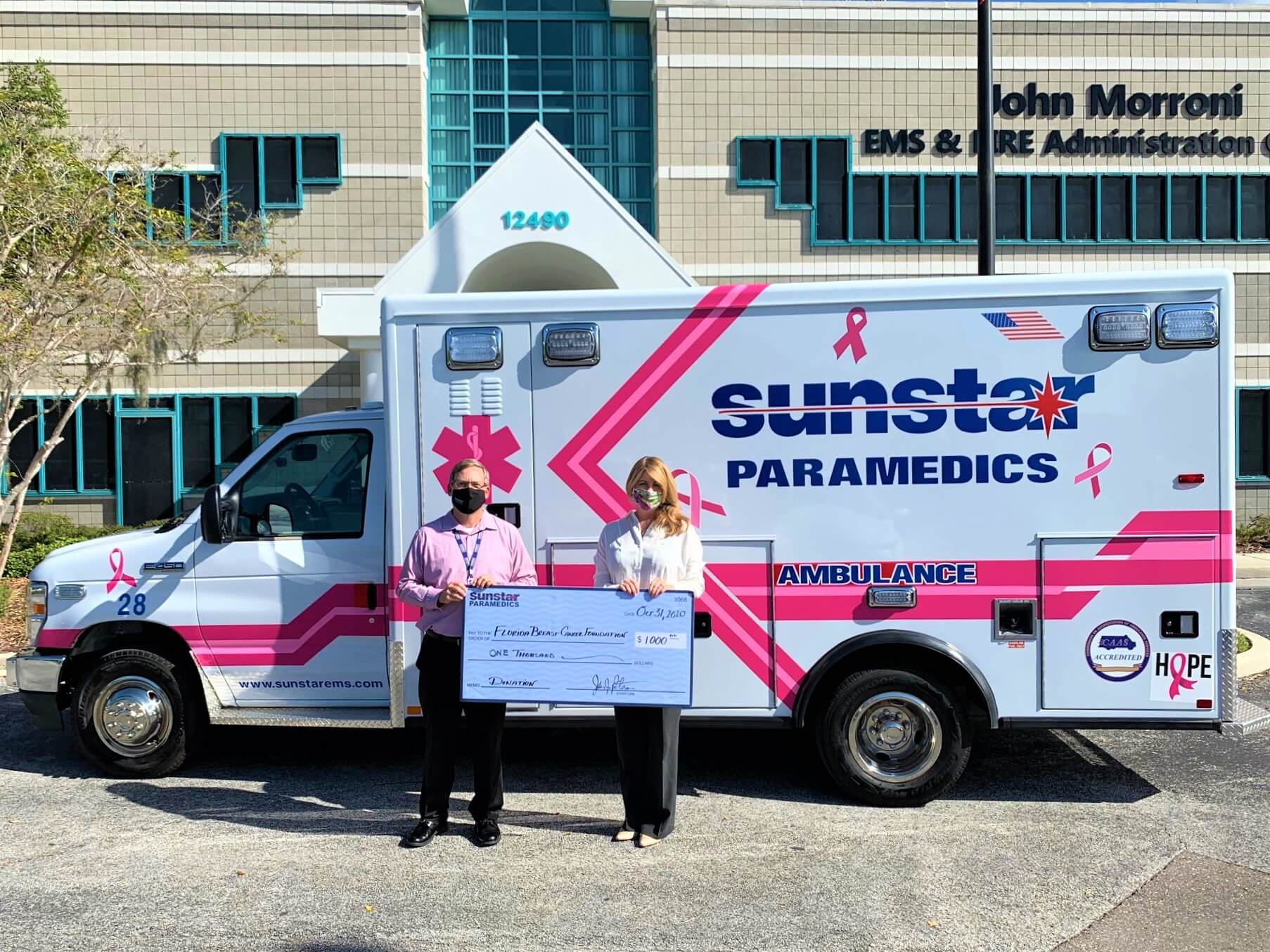 Sunstar Paramedics Rolls Out Pink Ambulance for Breast Cancer Awareness ...